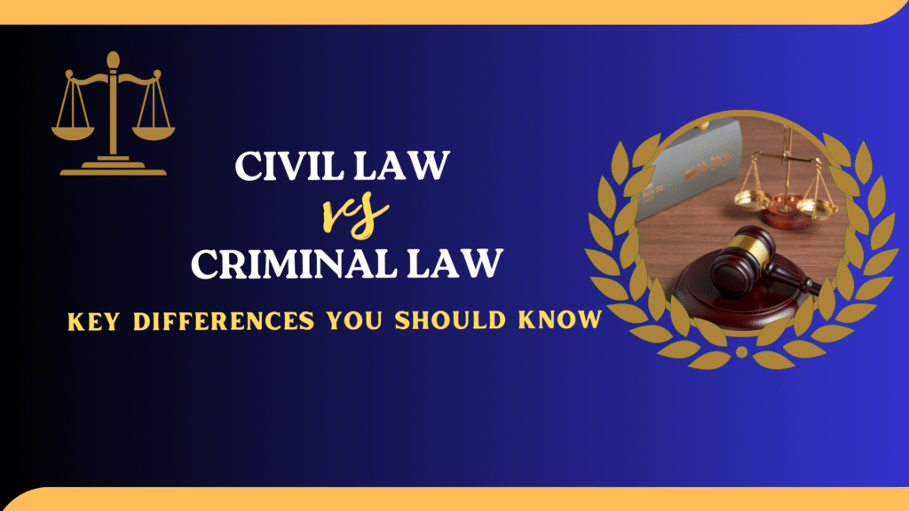 Civil Law vs. Criminal Law: Key Differences You Should Know - Best law ...